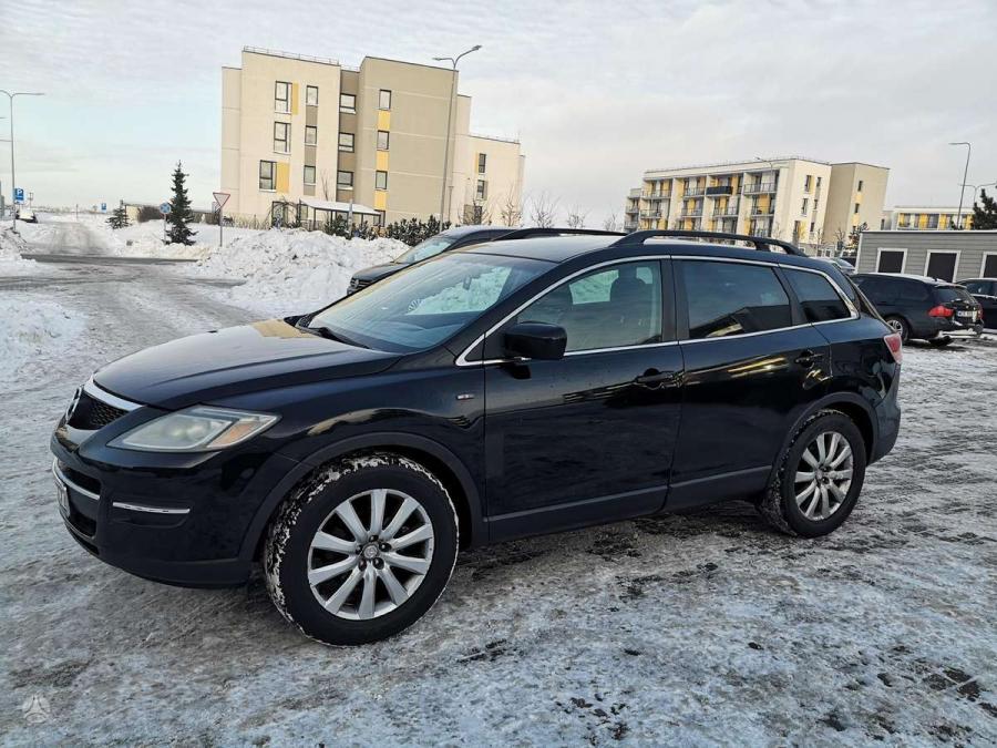 Black Mazda CX-9 2008 in Klaipeda, with an engine capacity of 3.50 L and mileage of 90 thousand km for 1999 €, photo 17 on AUTOMOTO.COM.LV