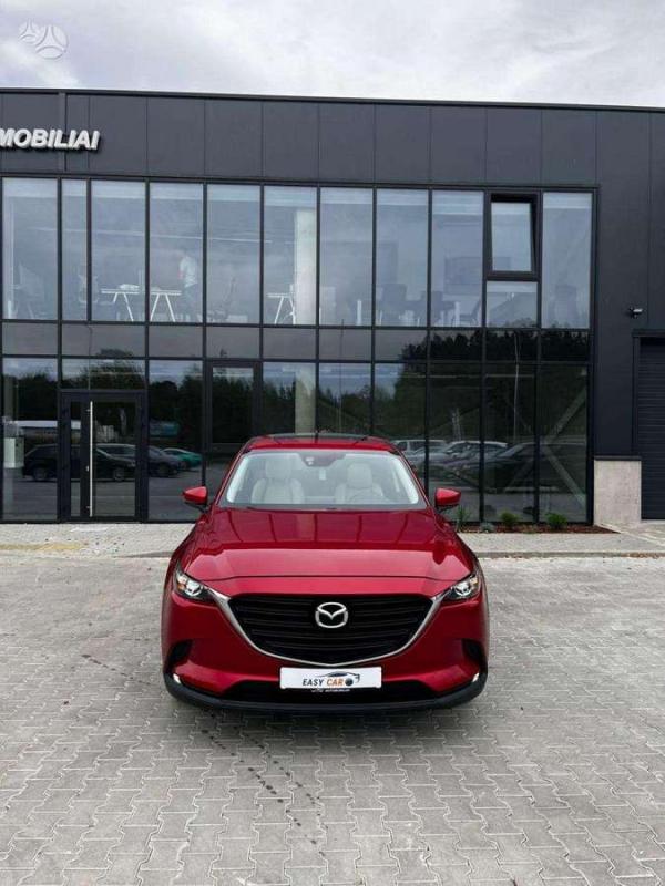 Red Mazda CX-9 2017 in Vilnius, with an engine capacity of 2.49 L and mileage of 108 thousand km for 14399 €, photo 2 on AUTOMOTO.COM.LV
