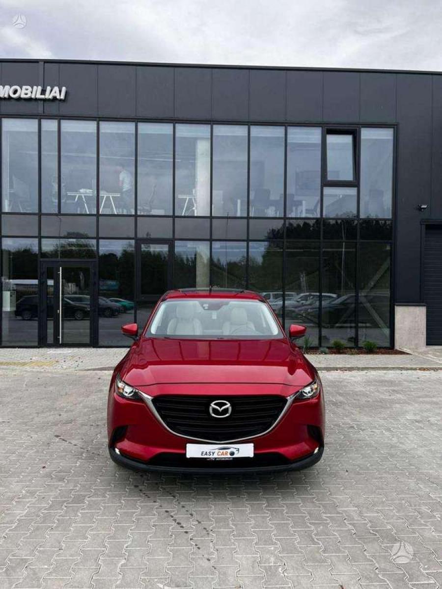 Red Mazda CX-9 2017 in Vilnius, with an engine capacity of 2.49 L and mileage of 108 thousand km for 14800 €, photo 2 on AUTOMOTO.COM.LV