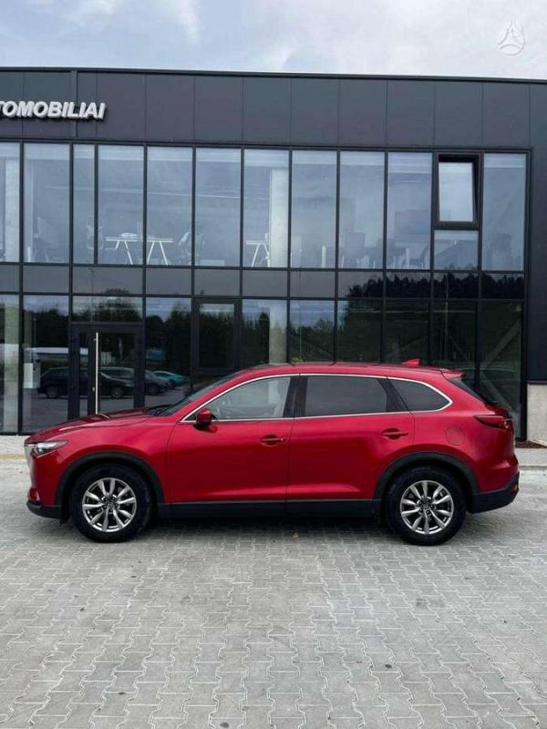 Red Mazda CX-9 2017 in Vilnius, with an engine capacity of 2.49 L and mileage of 108 thousand km for 14800 €, photo 3 on AUTOMOTO.COM.LV