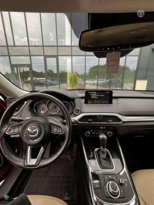 Red Mazda CX-9 2017 in Vilnius, with an engine capacity of 2.49 L and mileage of 108 thousand km for 14800 €, photo 10 on AUTOMOTO.COM.LV