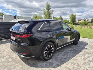 Black Mazda CX-90 2024 in Vilnius, with an engine capacity of 2.49 L and mileage of 20 thousand km for 46000 €, photo 6 on AUTOMOTO.COM.LV