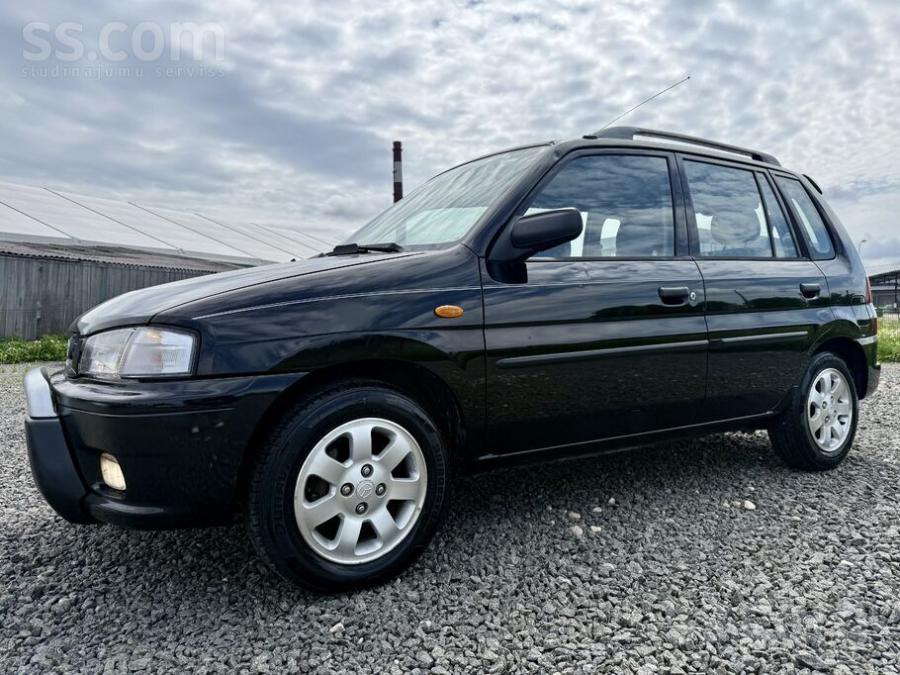 Melns Mazda Demio 1999 Rīga, ar dzinēja tilpumu 1.40 L un nobraukumu 170 tūkst. km par 1650 €, foto 5 vietnē AUTOMOTO.COM.LV