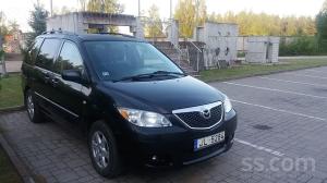 Black Mazda MPV 2004 in Riga, with an engine capacity of 2.00 L and mileage of 294 thousand km for 550 €, photo 4 on AUTOMOTO.COM.LV