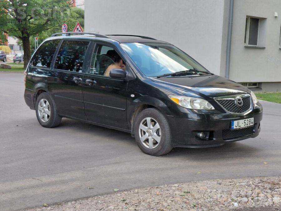 Melns Mazda MPV 2004 Rīga, ar dzinēja tilpumu 2.00 L un nobraukumu 296 tūkst. km par 1200 €, foto 3 vietnē AUTOMOTO.COM.LV