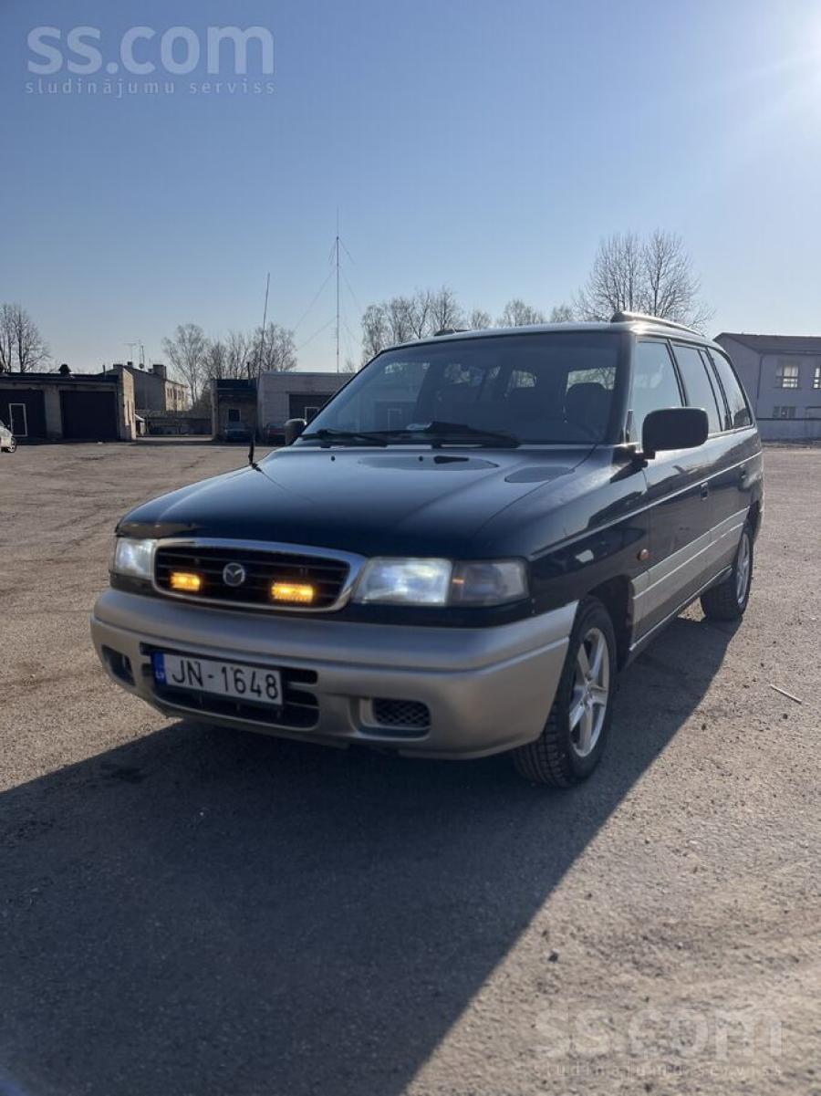 Blue Mazda MPV 1999 in Tukums, with an engine capacity of 2.50 L and mileage of 325 thousand km for 1900 €, photo 3 on AUTOMOTO.COM.LV