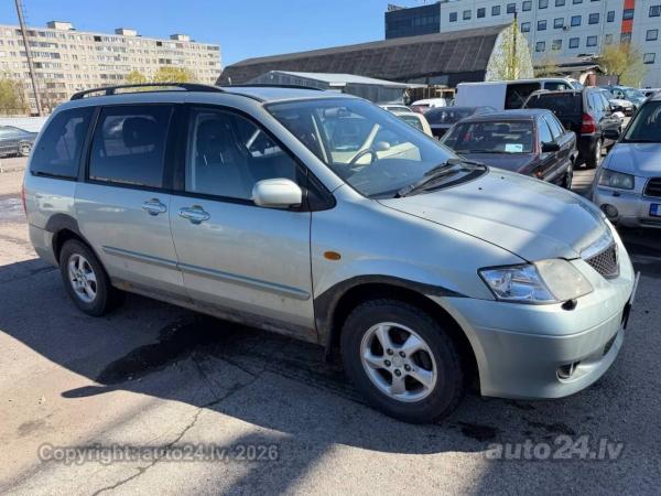 Grey Mazda MPV 2003 in Tallinn, with an engine capacity of 2.30 L and mileage of 168 thousand km for 599 €, photo 1 on AUTOMOTO.COM.LV