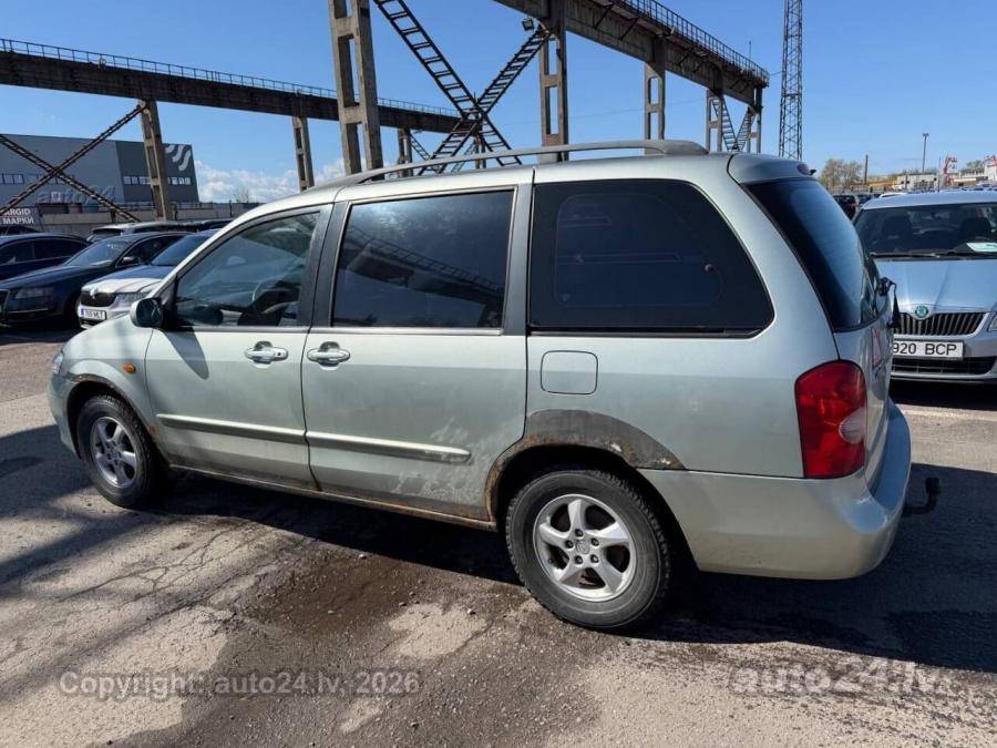 Grey Mazda MPV 2003 in Tallinn, with an engine capacity of 2.30 L and mileage of 168 thousand km for 599 €, photo 5 on AUTOMOTO.COM.LV