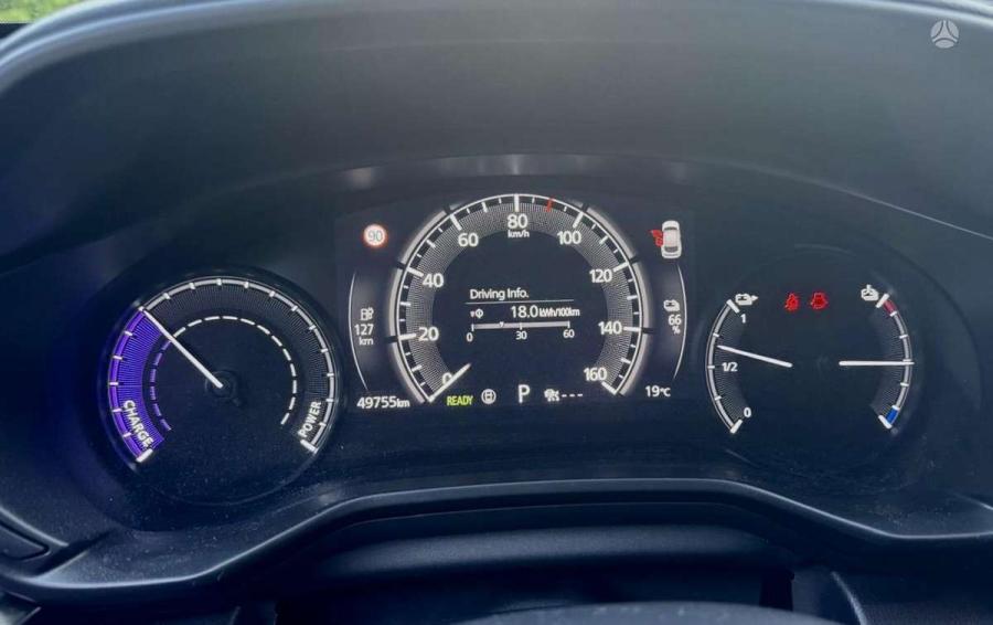 Grey Mazda MX-30 2021 in Kaunas, with an engine capacity of 0.00 L and mileage of 50 thousand km for 13800 €, photo 9 on AUTOMOTO.COM.LV
