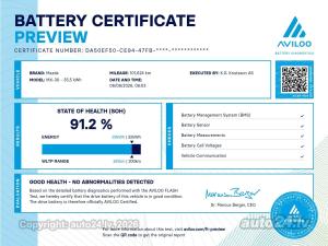 Balts Mazda MX-30 2020 Kerdla, ar dzinēja tilpumu 0.00 L un nobraukumu 104 tūkst. km par 13200 €, foto 22 vietnē AUTOMOTO.COM.LV