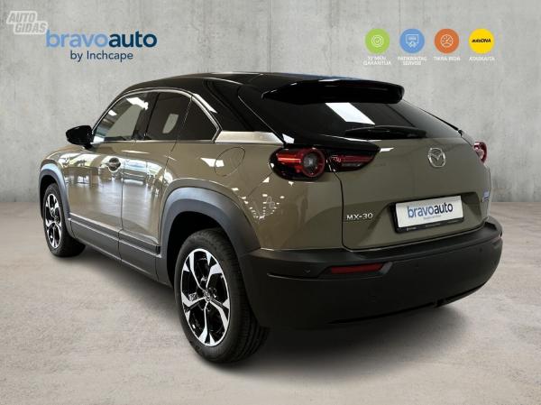 Dzeltens Mazda MX-30 2024 Viļņa, ar dzinēja tilpumu 1.70 L un nobraukumu 26 tūkst. km par 23200 €, foto 3 vietnē AUTOMOTO.COM.LV
