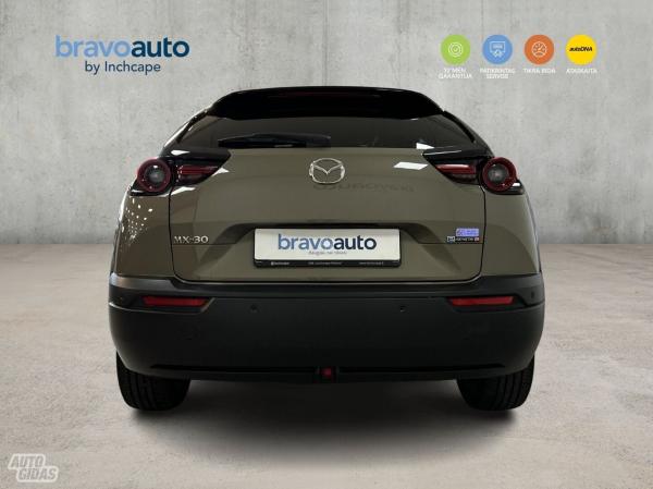 Dzeltens Mazda MX-30 2024 Viļņa, ar dzinēja tilpumu 1.70 L un nobraukumu 26 tūkst. km par 23200 €, foto 4 vietnē AUTOMOTO.COM.LV