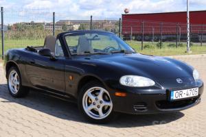 Melns Mazda MX-5 2002 Rīga, ar dzinēja tilpumu 1.60 L un nobraukumu 164 tūkst. km par 4250 €, foto 3 vietnē AUTOMOTO.COM.LV