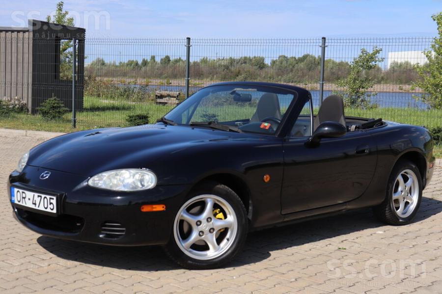 Melns Mazda MX-5 2002 Rīga, ar dzinēja tilpumu 1.60 L un nobraukumu 164 tūkst. km par 4250 €, foto 5 vietnē AUTOMOTO.COM.LV