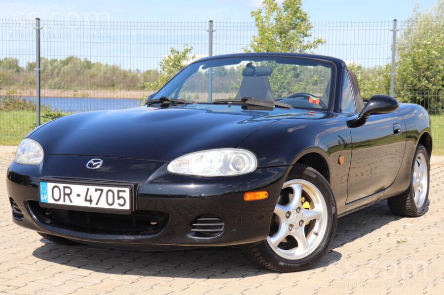 Melns Mazda MX-5 2002 Rīga, ar dzinēja tilpumu 1.60 L un nobraukumu 164 tūkst. km par 4250 €, foto 6 vietnē AUTOMOTO.COM.LV