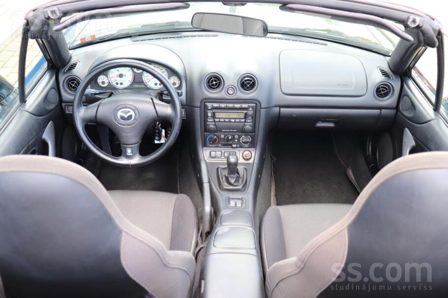 Melns Mazda MX-5 2002 Rīga, ar dzinēja tilpumu 1.60 L un nobraukumu 164 tūkst. km par 4250 €, foto 26 vietnē AUTOMOTO.COM.LV