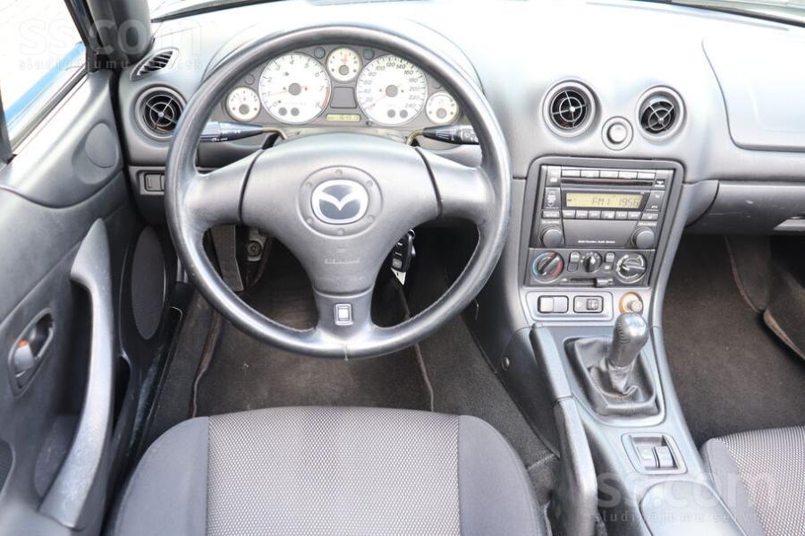 Melns Mazda MX-5 2002 Rīga, ar dzinēja tilpumu 1.60 L un nobraukumu 164 tūkst. km par 4250 €, foto 28 vietnē AUTOMOTO.COM.LV