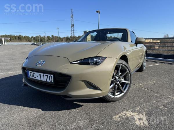 Brown Mazda MX-5 2023 in Riga, with an engine capacity of 2.00 L and mileage of 16 thousand km for 31900 €, photo 1 on AUTOMOTO.COM.LV