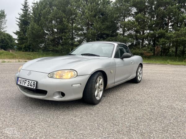Mazda MX-5 2001 Jurbarkas, ar dzinēja tilpumu 1.60 L un nobraukumu 200 tūkst. km par 2550 €, foto 1 vietnē AUTOMOTO.COM.LV
