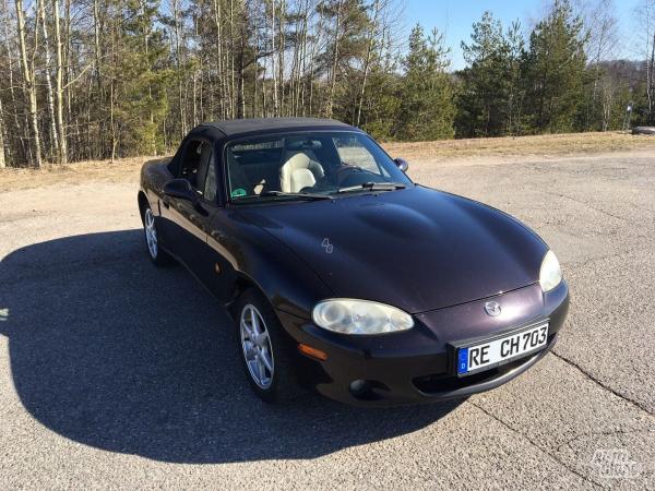 Mazda MX-5 2003 Viļņa, ar dzinēja tilpumu 1.60 L un nobraukumu 310 tūkst. km par 2400 €, foto 3 vietnē AUTOMOTO.COM.LV