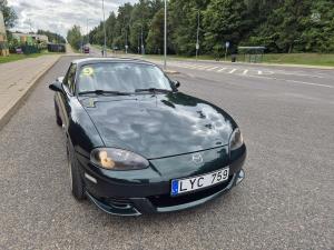 Green Mazda MX-5 2000 in Vilnius, with an engine capacity of 1.84 L and mileage of 216 thousand km for 5500 €, photo  on AUTOMOTO.COM.LV
