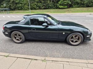 Green Mazda MX-5 2000 in Vilnius, with an engine capacity of 1.84 L and mileage of 216 thousand km for 5500 €, photo 5 on AUTOMOTO.COM.LV