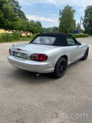 Серый Мазда МХ-5 2003 в Бауска, объемом двигателя 1.60 л и пробегом 229 тыс. км за 3700 €, фото 6 на AUTOMOTO.COM.LV