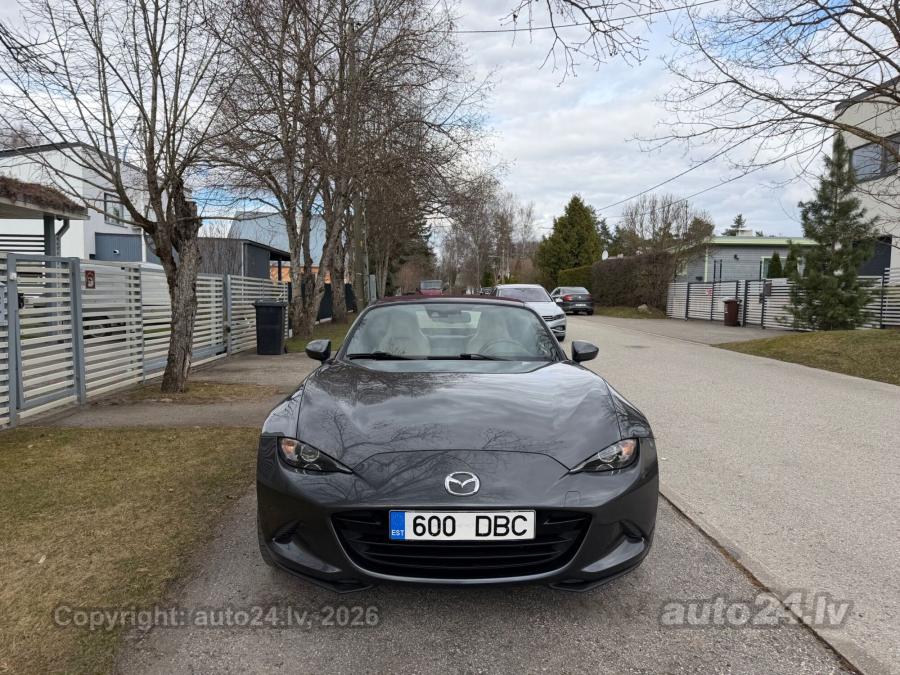 Pelēks Mazda MX-5 2018 Tartu, ar dzinēja tilpumu 2.00 L un nobraukumu 60 tūkst. km par 18900 €, foto 1 vietnē AUTOMOTO.COM.LV
