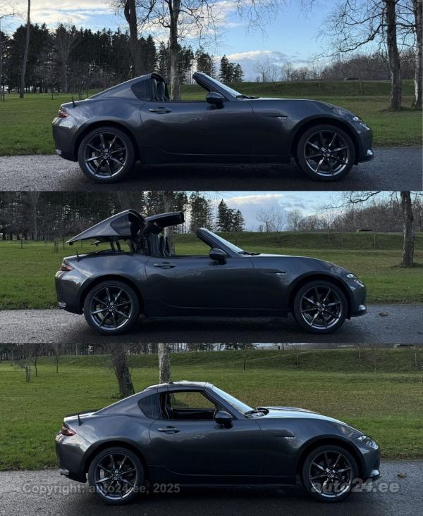 Grey Mazda MX-5 2019 in Tallinn, with an engine capacity of 2.00 L and mileage of 67 thousand km for 23900 €, photo 11 on AUTOMOTO.COM.LV
