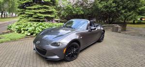 Pelēks Mazda MX-5 2021 Klaipėda, ar dzinēja tilpumu 2.00 L un nobraukumu 17 tūkst. km par 18400 €, foto 4 vietnē AUTOMOTO.COM.LV