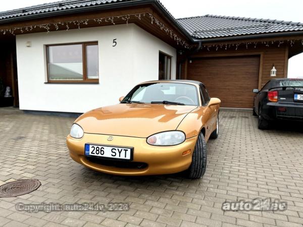 Oranžs Mazda MX-5 1998 Tallina, ar dzinēja tilpumu 1.60 L un nobraukumu 154 tūkst. km par 7500 €, foto 2 vietnē AUTOMOTO.COM.LV