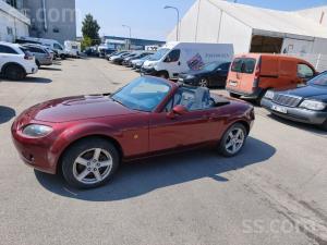 Sarkans Mazda MX-5 2006 Rīga, ar dzinēja tilpumu 1.80 L un nobraukumu 175 tūkst. km par 3700 €, foto  vietnē AUTOMOTO.COM.LV
