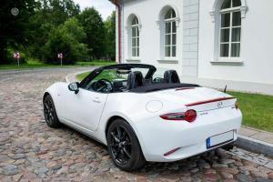 Balts Mazda MX-5 2016 Kauņa, ar dzinēja tilpumu 2.00 L un nobraukumu 72 tūkst. km par 12300 €, foto 4 vietnē AUTOMOTO.COM.LV