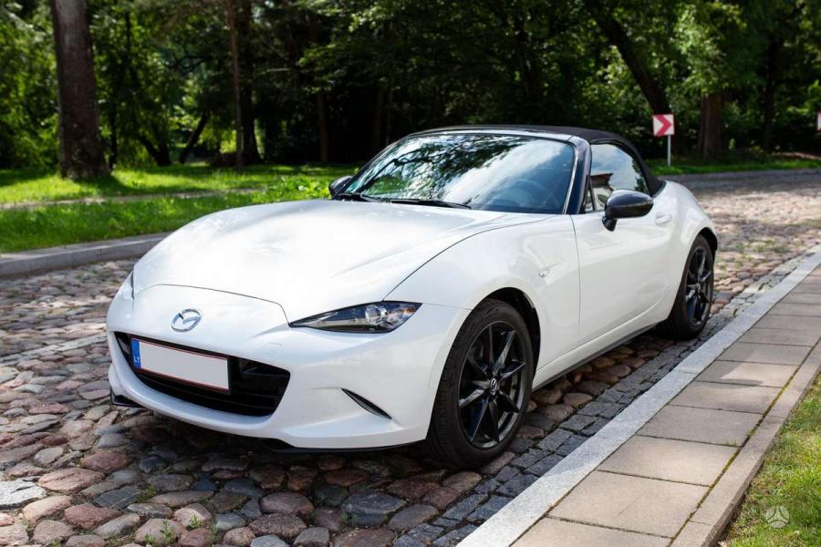 Balts Mazda MX-5 2016 Kauņa, ar dzinēja tilpumu 2.00 L un nobraukumu 72 tūkst. km par 12300 €, foto 6 vietnē AUTOMOTO.COM.LV