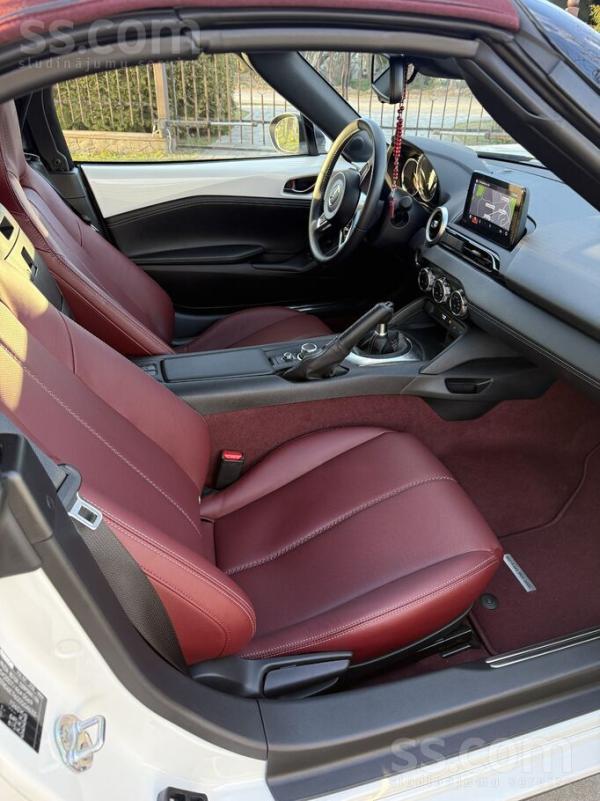 Balts Mazda MX-5 2020 Ludza, ar dzinēja tilpumu 2.00 L un nobraukumu 4 tūkst. km par 28650 €, foto 8 vietnē AUTOMOTO.COM.LV