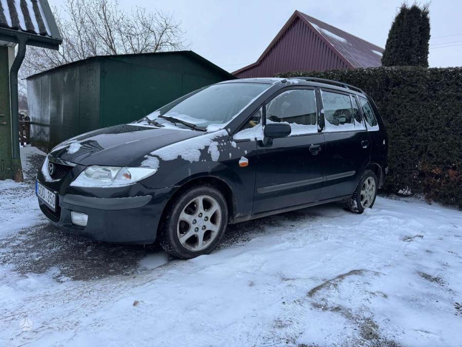 Melns Mazda Premacy 2001 Vilkaviškis, ar dzinēja tilpumu 2.00 L un nobraukumu 385 tūkst. km par 500 €, foto 12 vietnē AUTOMOTO.COM.LV