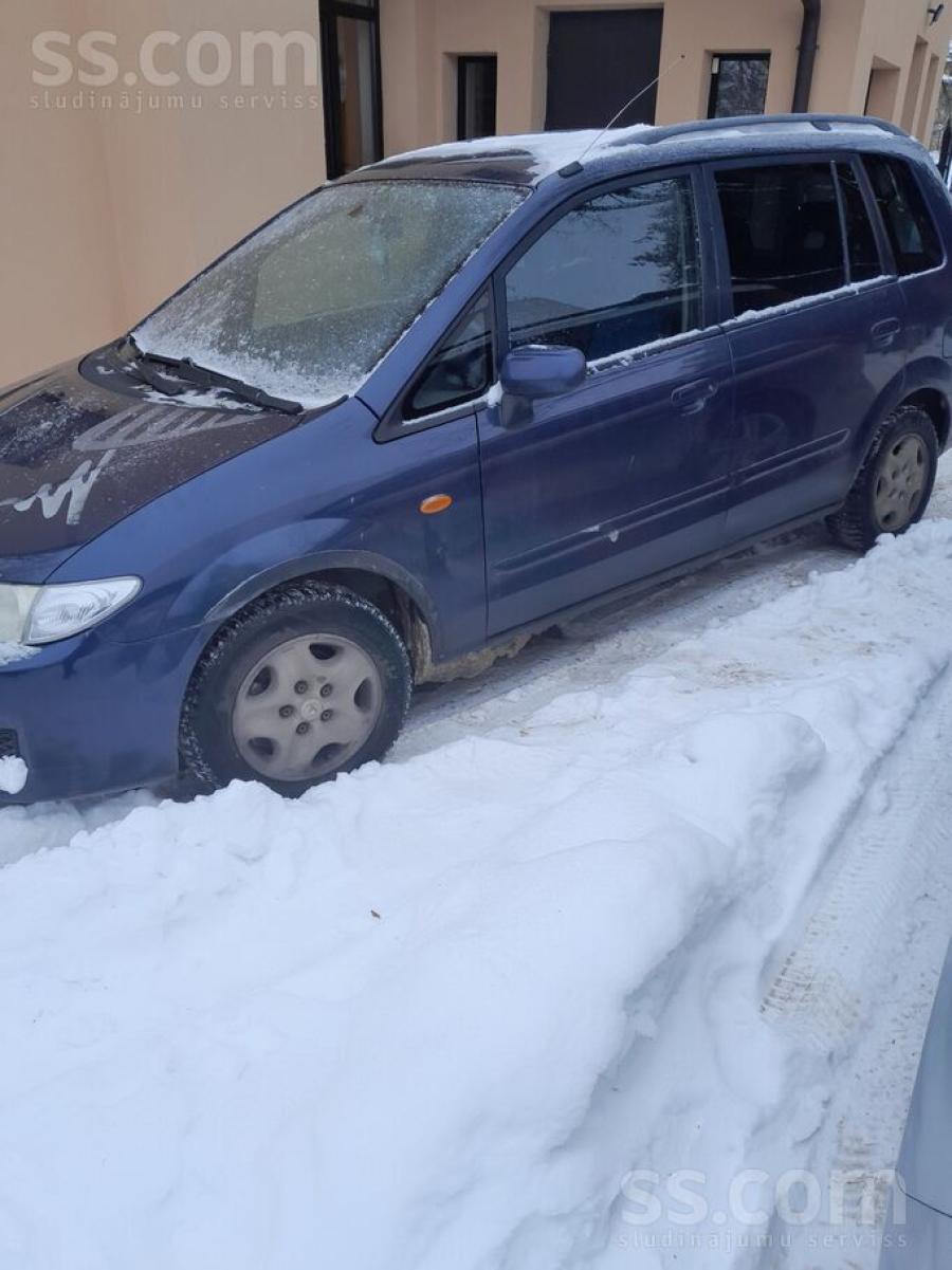 Zils Mazda Premacy 2002 Aizkraukle, ar dzinēja tilpumu 1.80 L un nobraukumu 202 tūkst. km par 1000 €, foto 1 vietnē AUTOMOTO.COM.LV