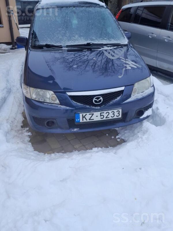 Zils Mazda Premacy 2002 Aizkraukle, ar dzinēja tilpumu 1.80 L un nobraukumu 202 tūkst. km par 1000 €, foto 4 vietnē AUTOMOTO.COM.LV