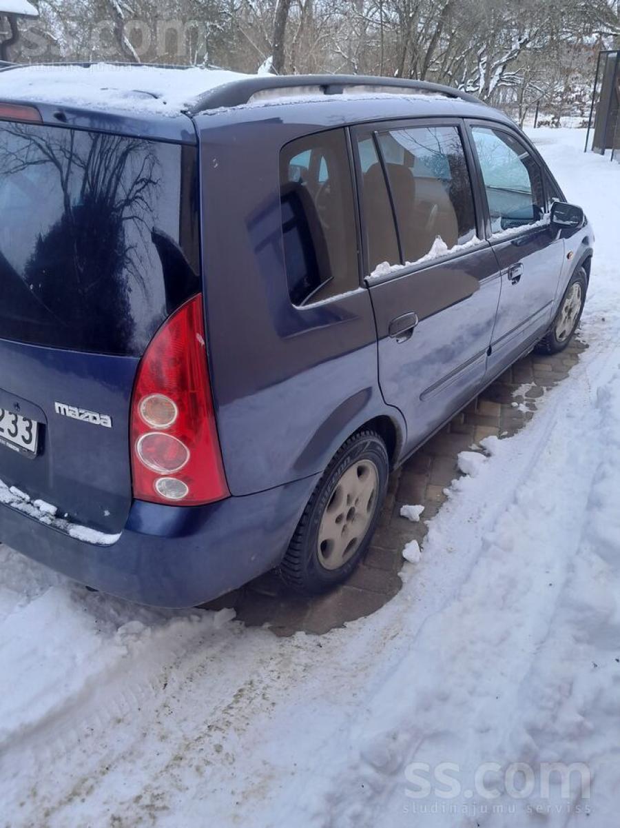 Zils Mazda Premacy 2002 Aizkraukle, ar dzinēja tilpumu 1.80 L un nobraukumu 202 tūkst. km par 1000 €, foto 6 vietnē AUTOMOTO.COM.LV