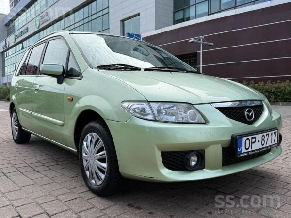 Green Mazda Premacy 2002 in Riga, with an engine capacity of 1.80 L and mileage of 0 thousand km for 2300 €, photo 1 on AUTOMOTO.COM.LV
