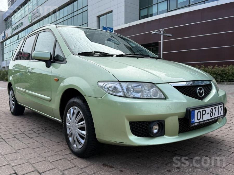 Zaļš Mazda Premacy 2002 Rīga, ar dzinēja tilpumu 1.80 L un nobraukumu 0 tūkst. km par 2300 €, foto 1 vietnē AUTOMOTO.COM.LV