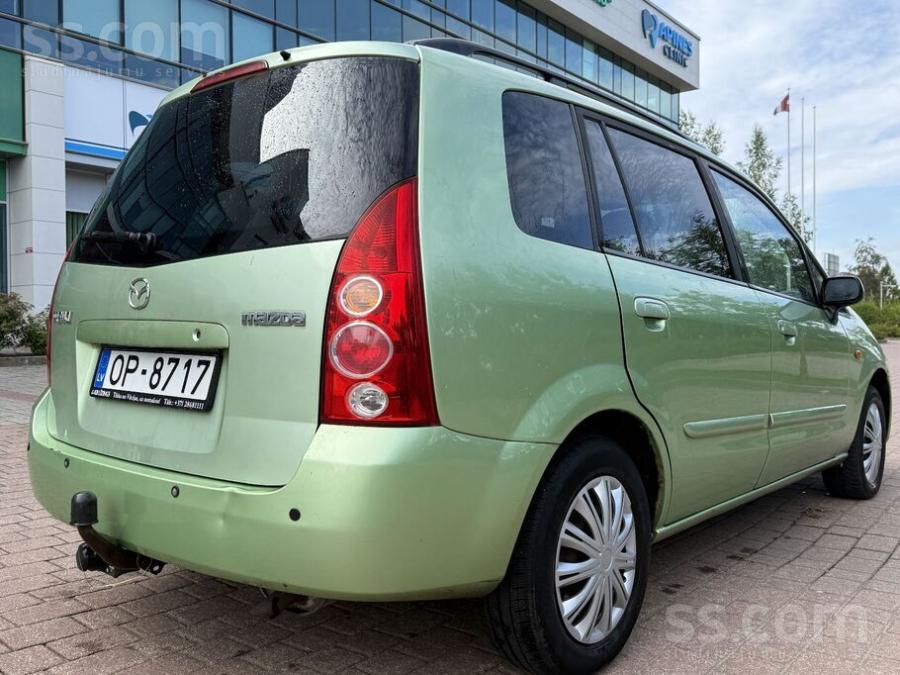 Zaļš Mazda Premacy 2002 Rīga, ar dzinēja tilpumu 1.80 L un nobraukumu 0 tūkst. km par 2300 €, foto 4 vietnē AUTOMOTO.COM.LV