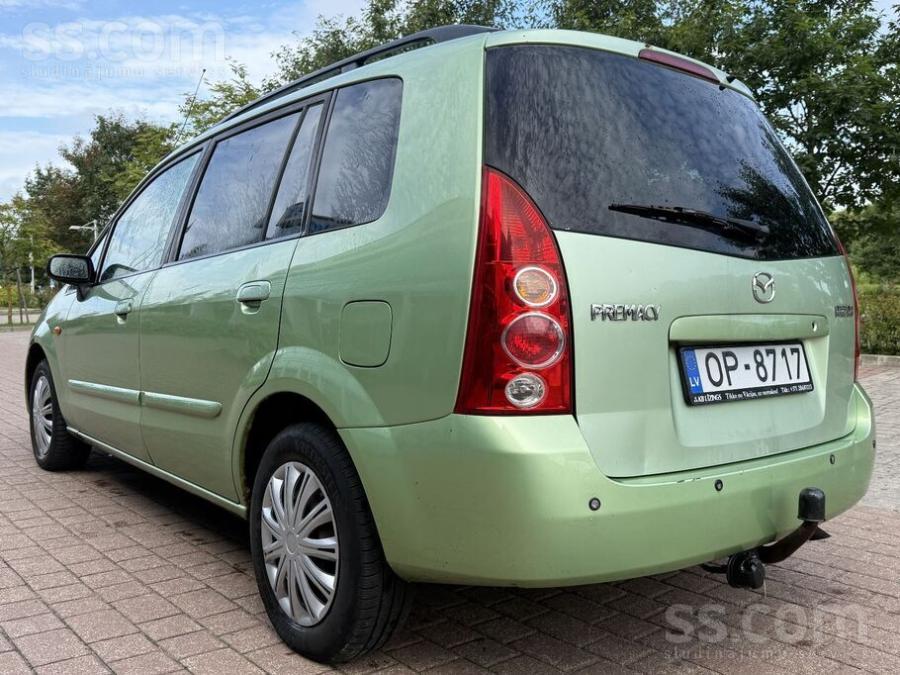 Zaļš Mazda Premacy 2002 Rīga, ar dzinēja tilpumu 1.80 L un nobraukumu 0 tūkst. km par 2300 €, foto 5 vietnē AUTOMOTO.COM.LV