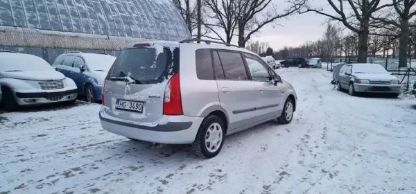 Grey Mazda Premacy 2000 in Valmiera, with an engine capacity of 1.80 L and mileage of 150 thousand km for 900 €, photo 3 on AUTOMOTO.COM.LV