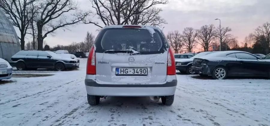 Pelēks Mazda Premacy 2000 Valmiera, ar dzinēja tilpumu 1.80 L un nobraukumu 150 tūkst. km par 900 €, foto 5 vietnē AUTOMOTO.COM.LV