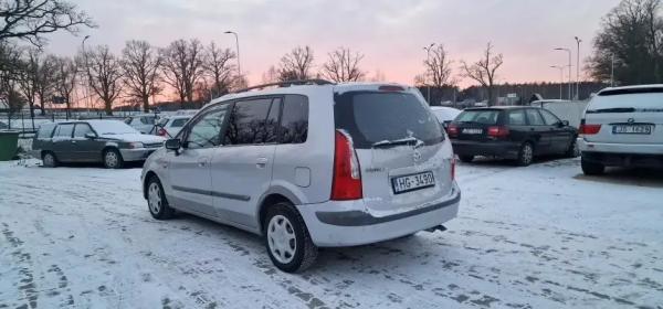 Grey Mazda Premacy 2000 in Valmiera, with an engine capacity of 1.80 L and mileage of 150 thousand km for 900 €, photo 5 on AUTOMOTO.COM.LV