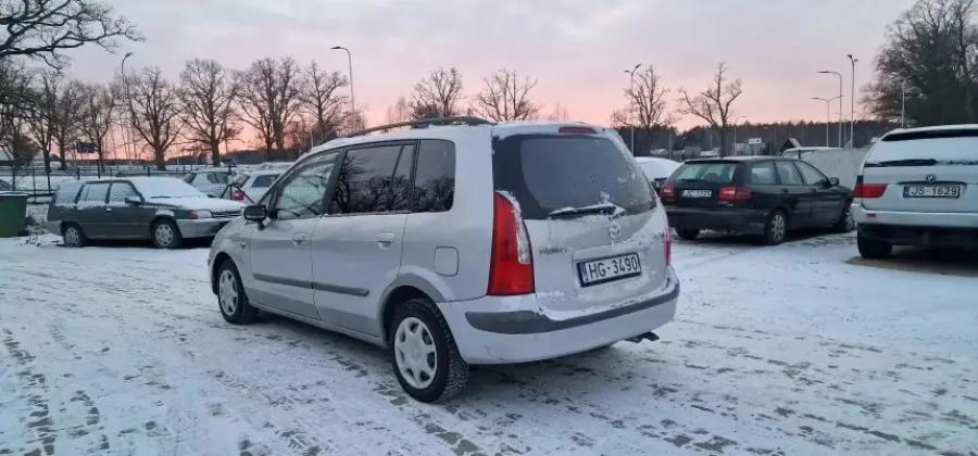 Pelēks Mazda Premacy 2000 Valmiera, ar dzinēja tilpumu 1.80 L un nobraukumu 150 tūkst. km par 900 €, foto 6 vietnē AUTOMOTO.COM.LV