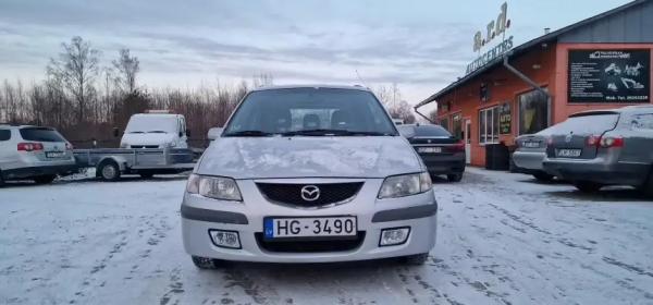 Grey Mazda Premacy 2000 in Valmiera, with an engine capacity of 1.80 L and mileage of 150 thousand km for 900 €, photo 8 on AUTOMOTO.COM.LV