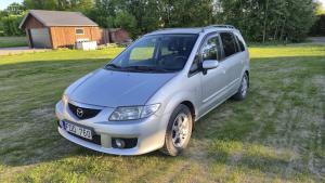Pelēks Mazda Premacy 2004 Kauņa, ar dzinēja tilpumu 2.00 L un nobraukumu 198 tūkst. km par 950 €, foto  vietnē AUTOMOTO.COM.LV