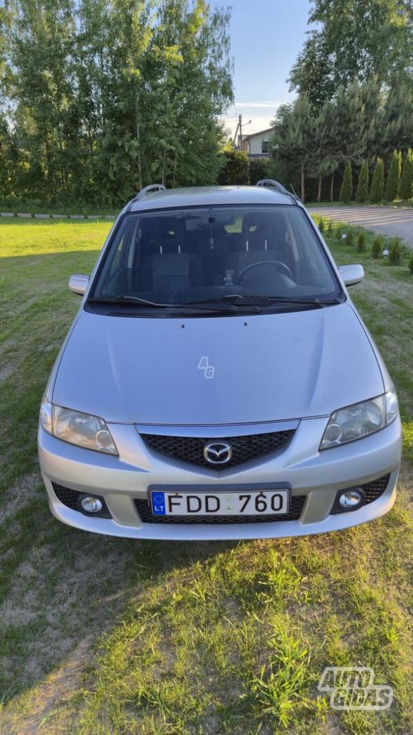 Grey Mazda Premacy 2004 in Kaunas, with an engine capacity of 2.00 L and mileage of 198 thousand km for 950 €, photo 2 on AUTOMOTO.COM.LV